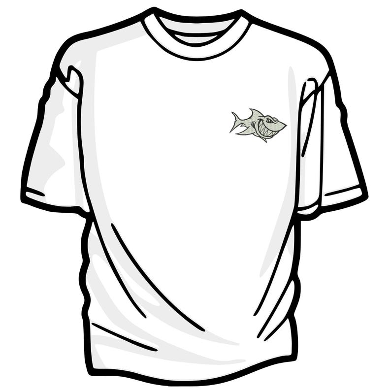Stylized Fish Embroidery Design – Marine Logo, Fishing Apparel (digital ...