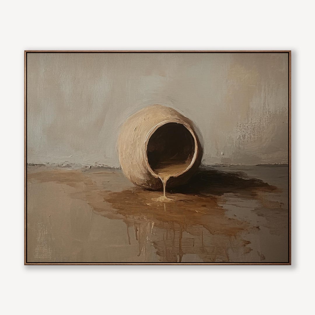 Alabaster Jar Horizontal, Spiritual Art, Canvas Wall Art, Biblical ...
