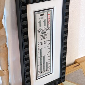 Custom Framed San Francisco MUNI Bus Transfer - October 11th 2010 -gray ...