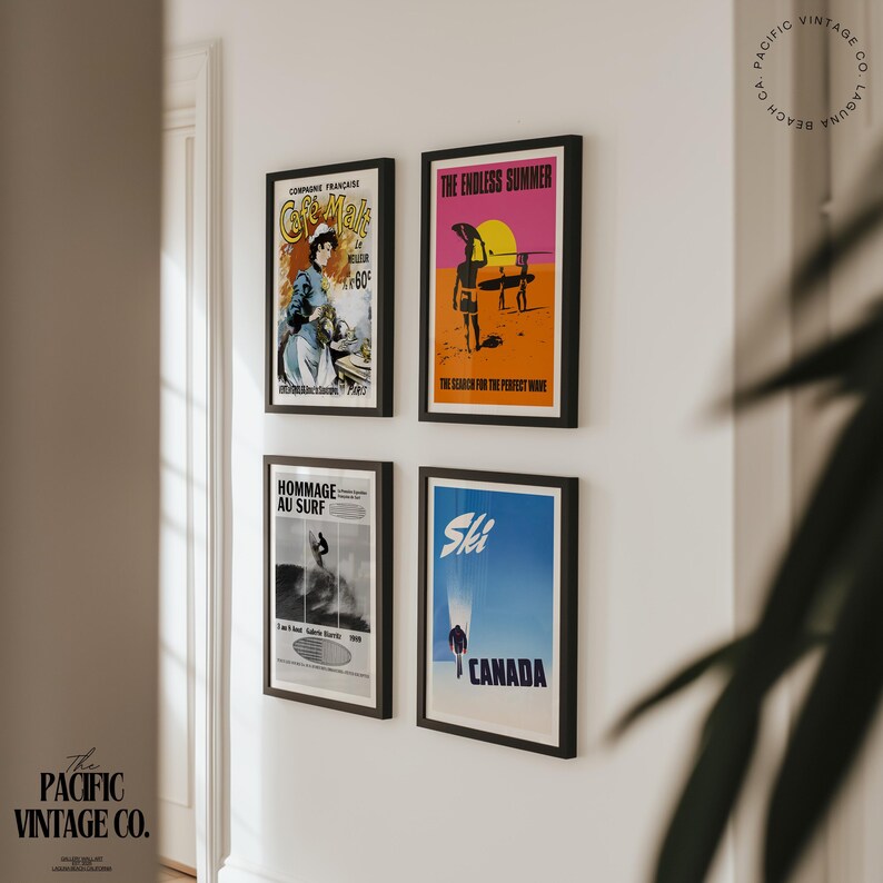 Café Malt Paris Poster – Vintage French Coffee Advertisement, Belle ...