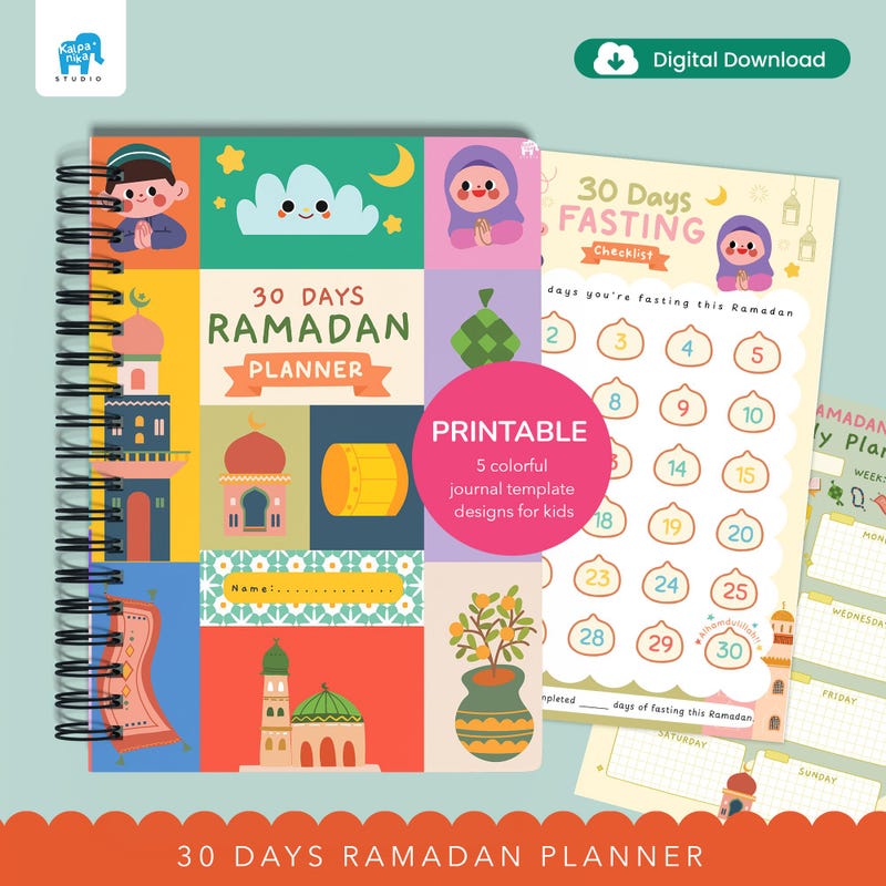 Ramadan Kids Planner - Etsy Canada