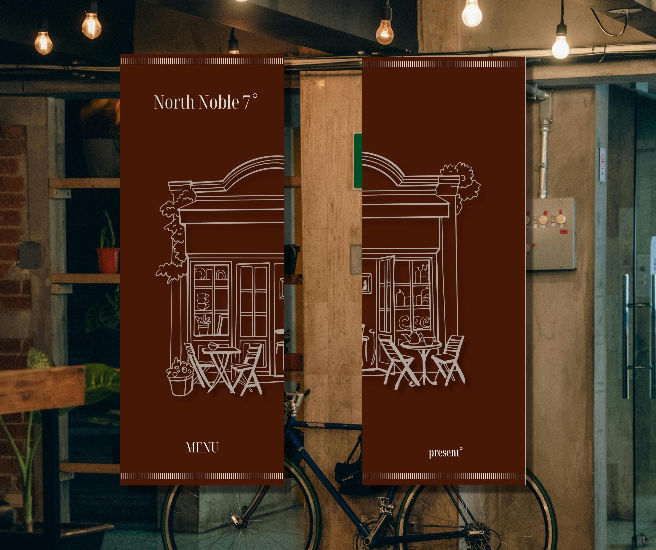 Modern Café Menu Template, Red Minimalist Coffee Shop Menu Design ...