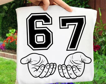 67 Hands Png Svg, 67 Hands Png, 67 Hands Svg Files, 67 Hands Digital ...