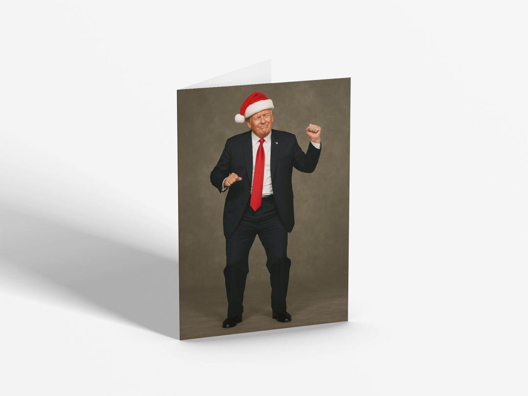Dancing Trump Christmas Card – Funny Political Holiday Card - Etsy