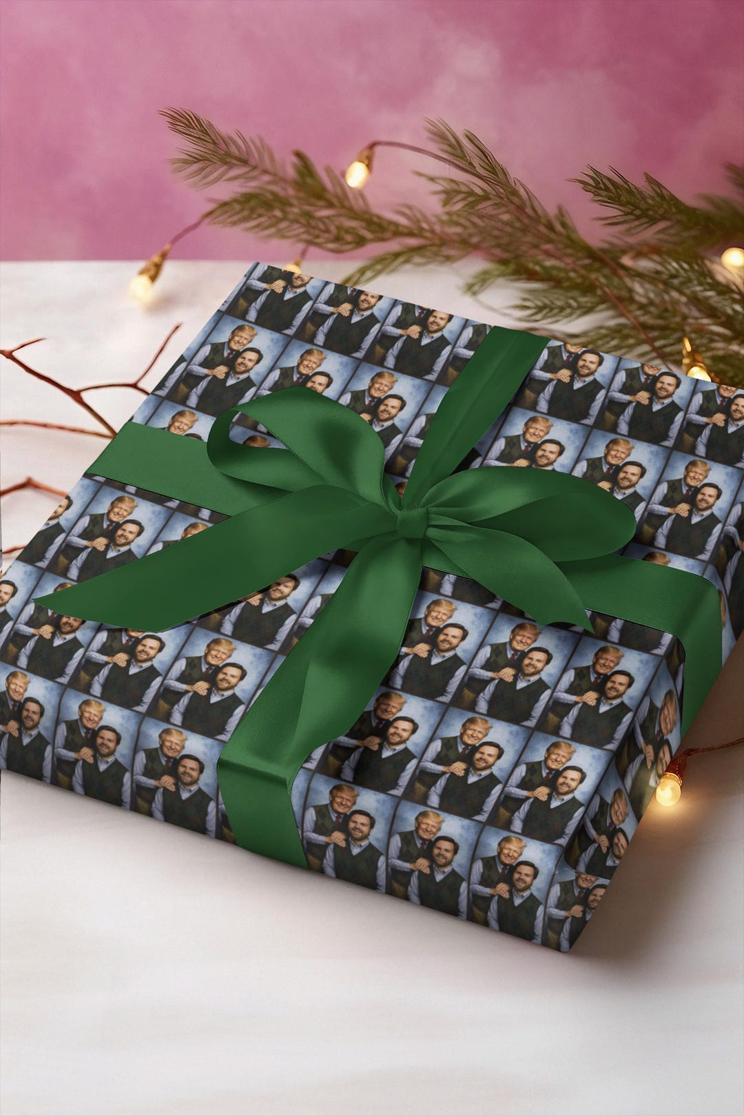 Funny Donald Trump JD Vance Wrapping Paper, Satin Finish - Etsy