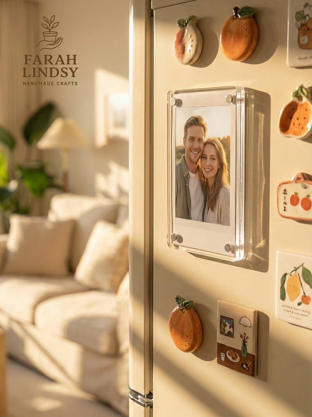 Magnetic Acrylic Photo Frame | Instax Mini, Polaroid Prints - Etsy