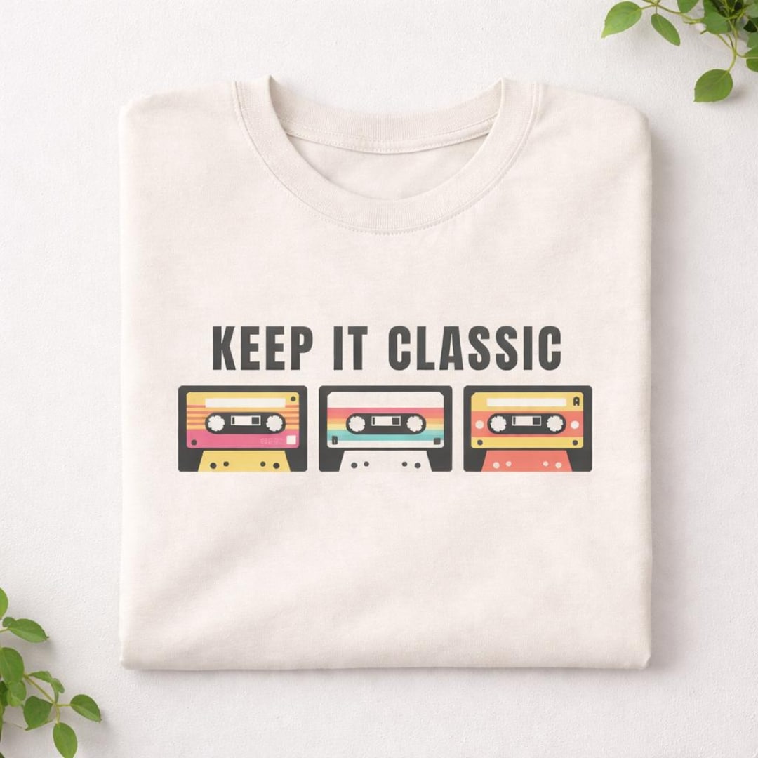 Keep It Classic Cassette Tape T-shirt - Etsy