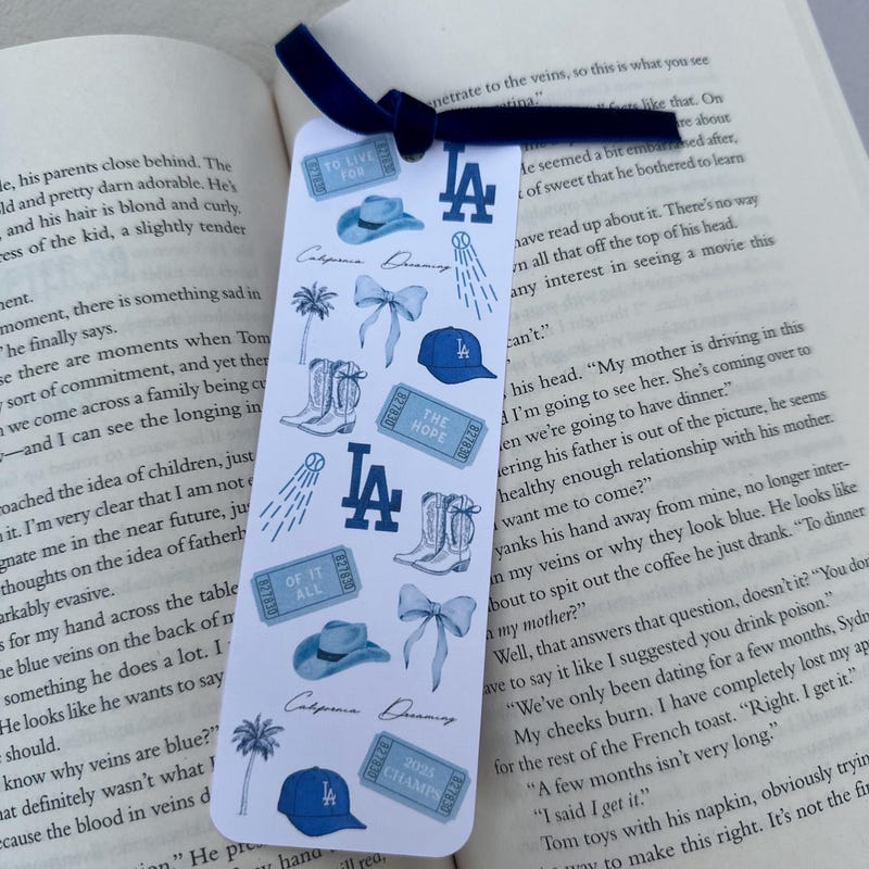 Baseball Bookmark - Etsy