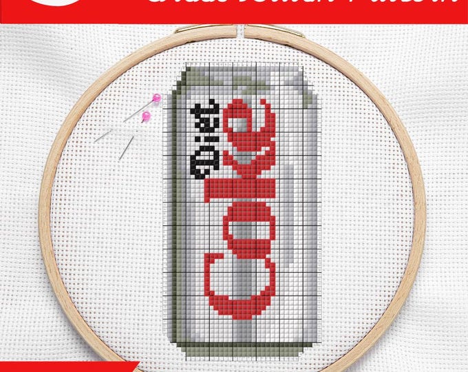 Baby Angel Diet Coke Cross Stitch Pattern - Etsy Canada