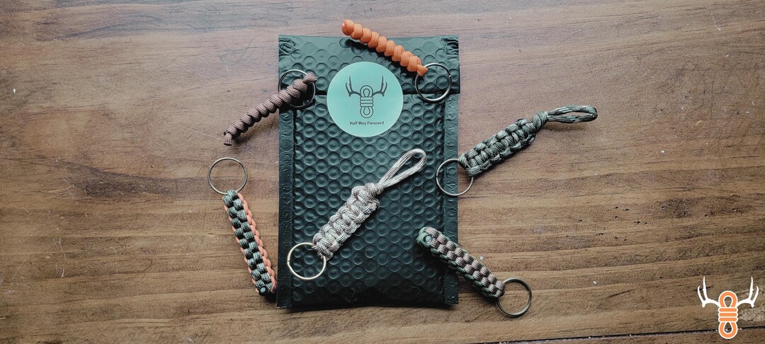 Custom Paracord Survival Keychains- Nature Colors - Etsy