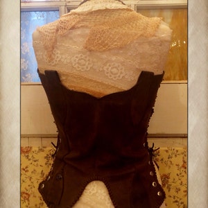 Leather Corset or Chaps Made From Cowboy Boots - Etsy