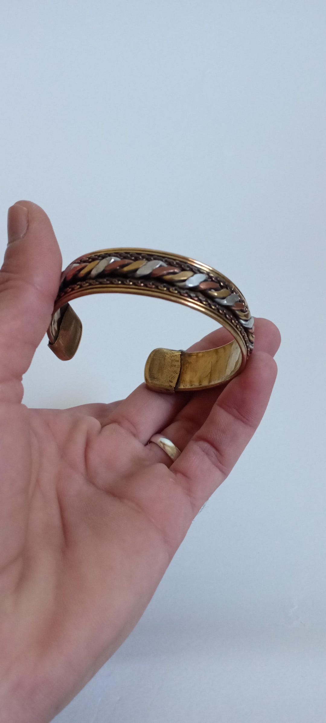 Traditional Moroccan Copper Bracelet,twisted ,adjustable Fit - Etsy