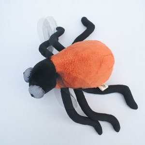 Funny Fruit Fly - Plush Toy, Plushie Insect, Orange Softie, Cuddly ...