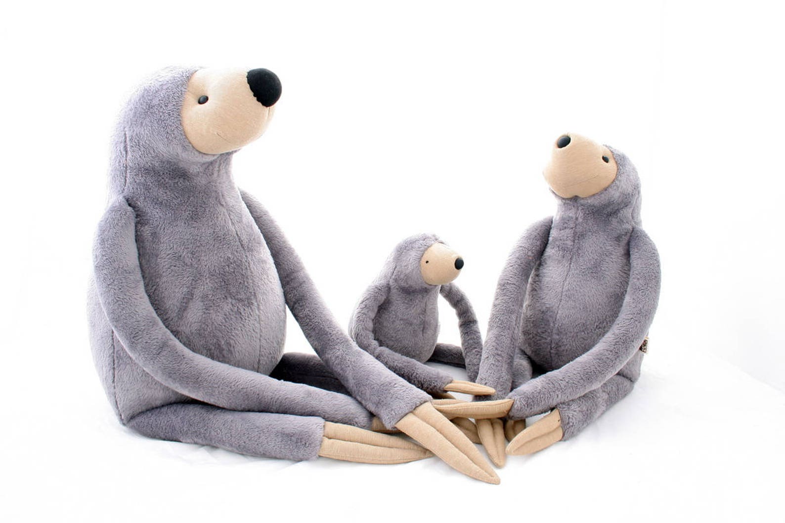 XXL Grey Sloth Stuffed Animal Toy for Children - Etsy
