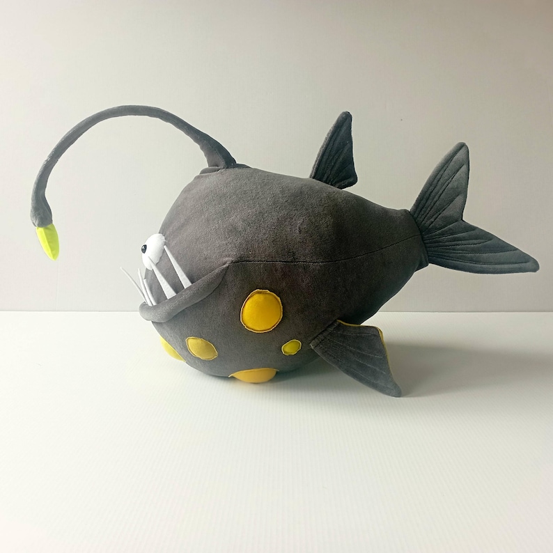 Formidable Anglerfish, a Deep Sea Monster, Glow-in-the-dark Monkfish ...