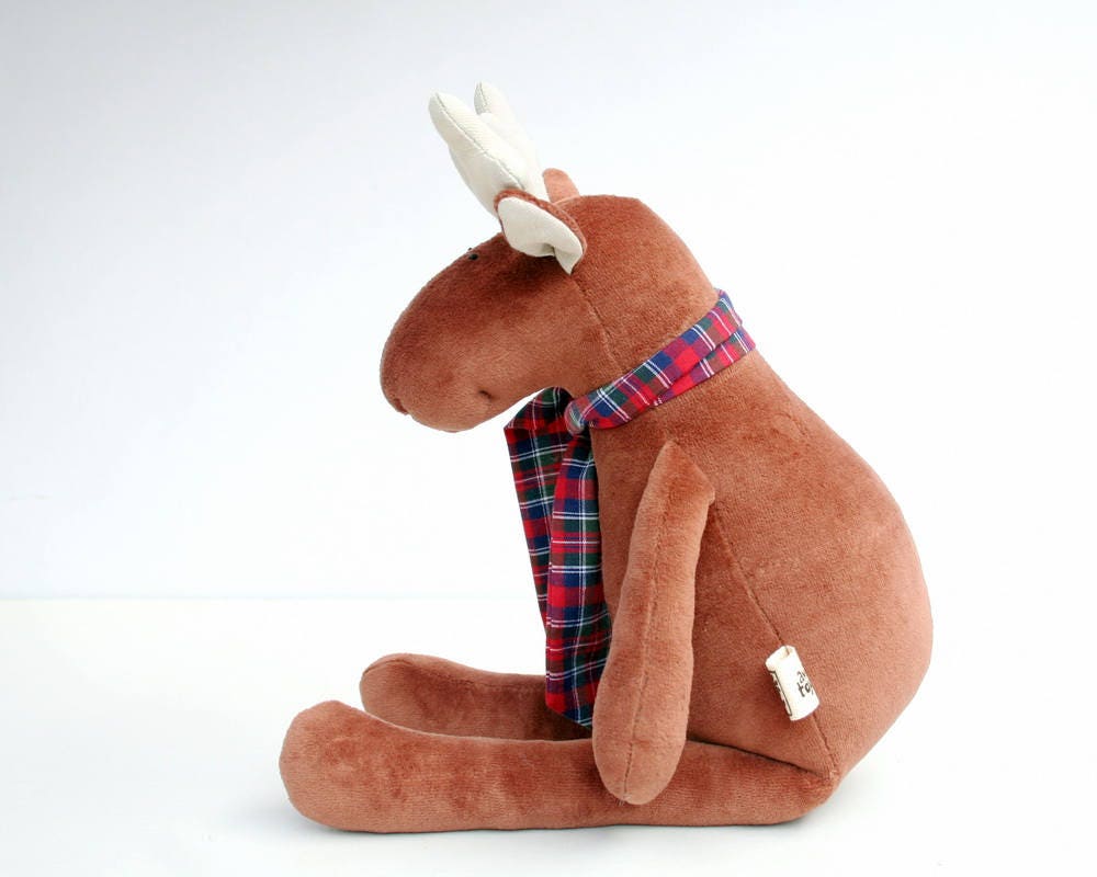 SALE, SALE, SALE Stuffed Reindeer wearing sweater, Soft toy for kids ...