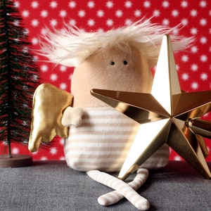 Christmas Angel Muma, Cute Little Xmas Angel Plush, Nursery Decor ...