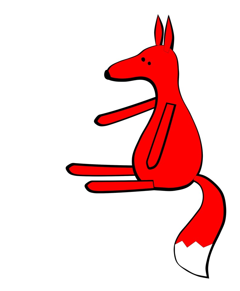 Sewing Pattern My Red Fox by Andrea Vida, Downloadable PDF, DIY Soft ...