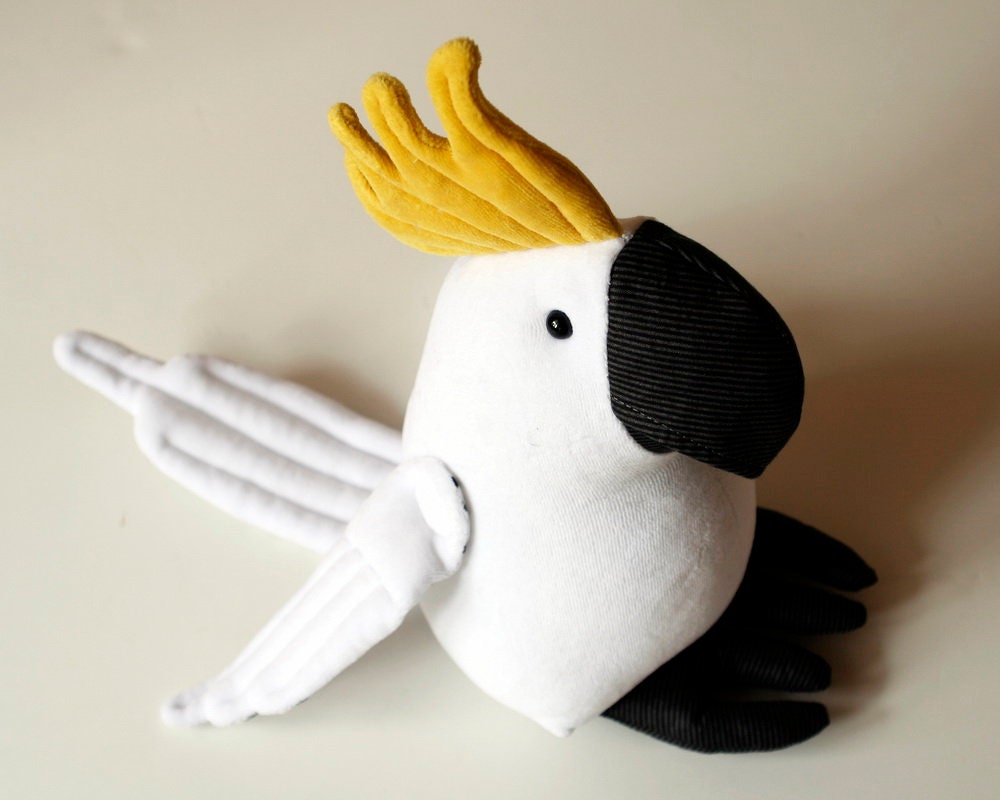Toys & Games Stuffed Animals & Plushies sulphur crested cockatoo ...