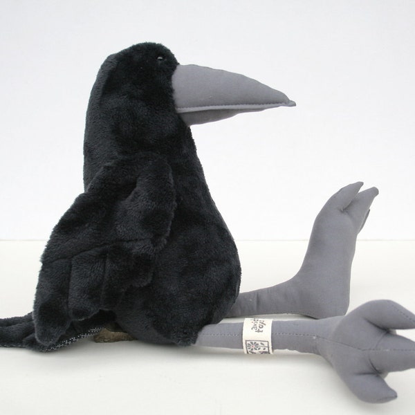 Stuffed Crow - Etsy