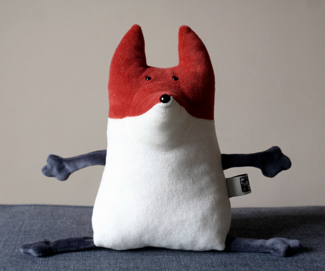 Funny Plush Toy, Woodland Plushie, Stuffed Animal Toy, Muma Rusty Fox ...