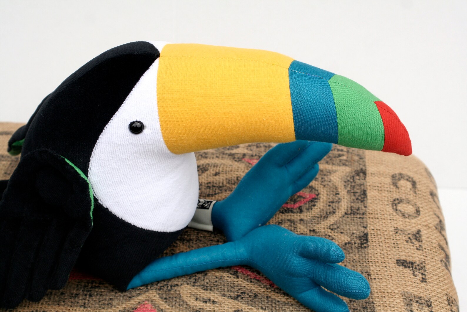 RtS Colorful Toucan Plush Birdie Cuddly Toucan Plush Toy | Etsy