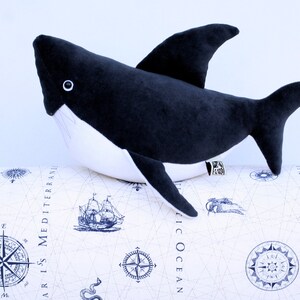 Blue Shark Plush Toy, Ocean Nursery Decor, Baby Sharkey for Children ...