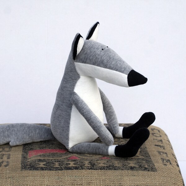 Stuffed Wolf - Etsy