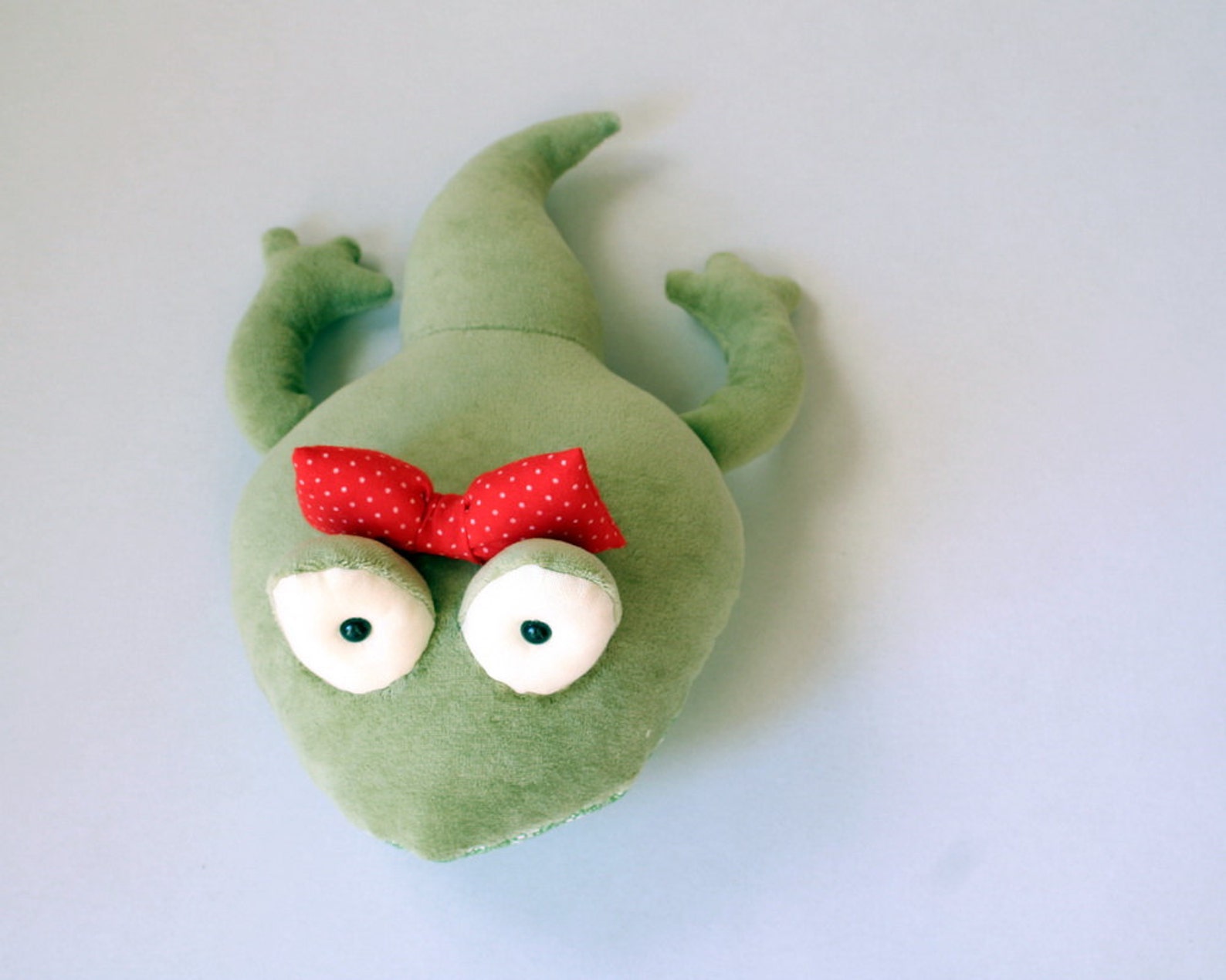 Moss Green Handmade Tadpole Stuffed Plush Toy - Etsy