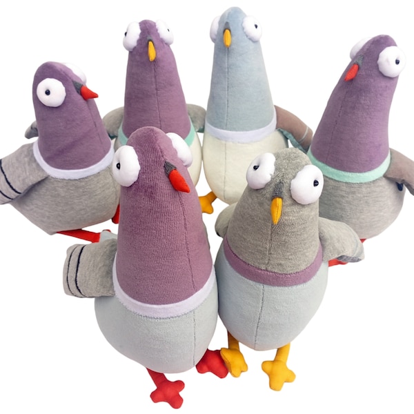 Stuffed Pigeon Toy - Etsy