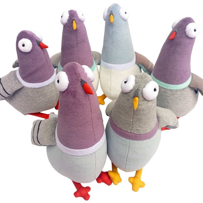 Pigeon Plush - Etsy