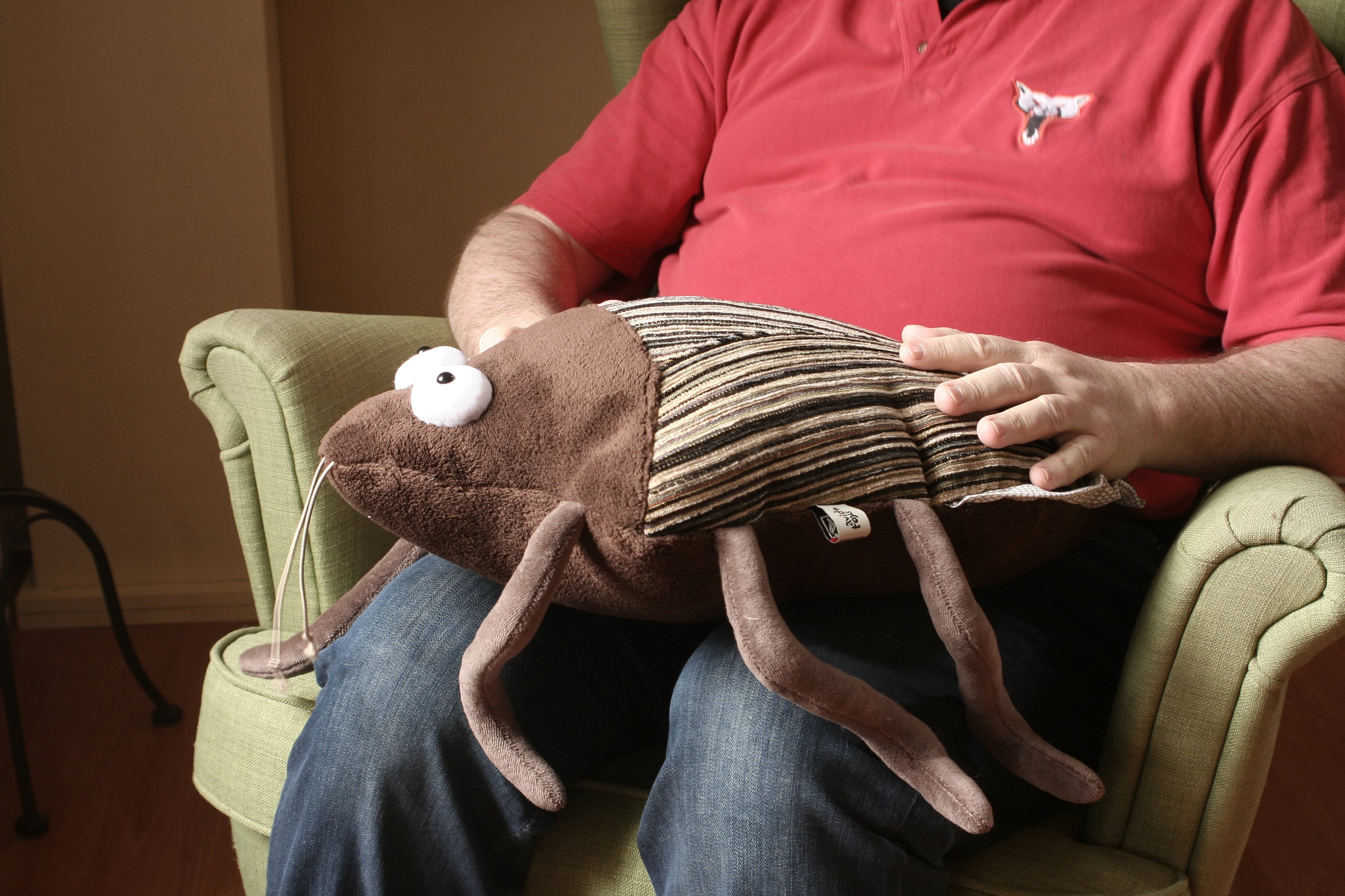 Big Brown Stink Bug Plushie Pillow, Huge Brown Plush Insect, Stuffed ...