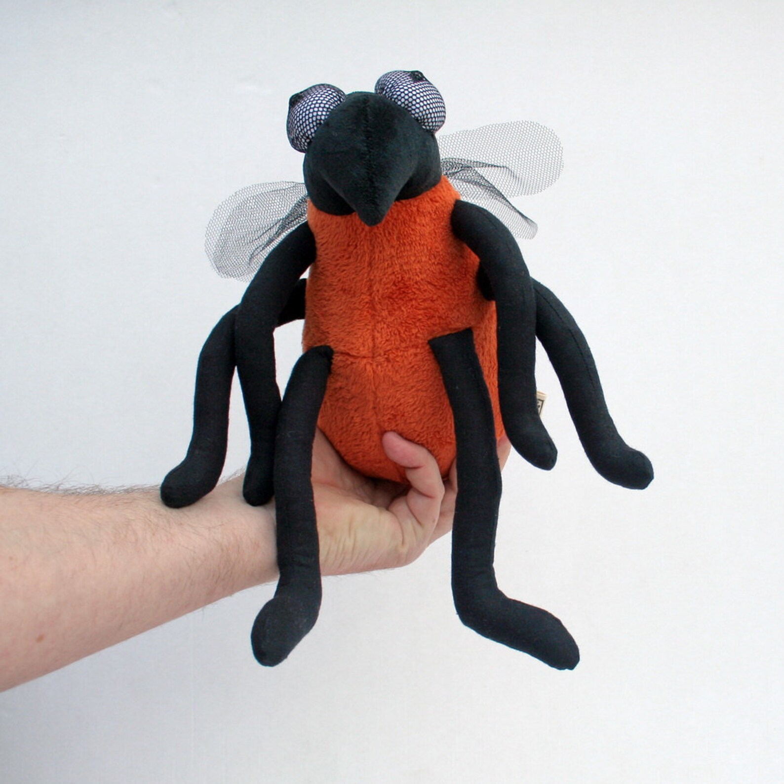 Funny Fruit Fly Plush Toy Plushie Insect Orange Softie | Etsy UK