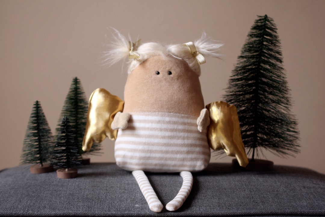 Christmas Angel Muma, Cute Little Xmas Angel Plush, Nursery Decor ...