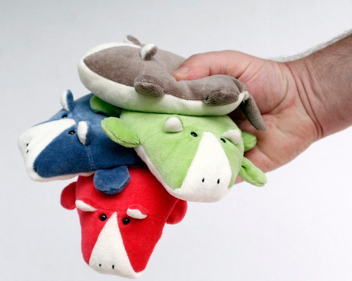 Sewing Pattern Hippo Bean Bag by Andrea Vida, Downloadable PDF, DIY ...