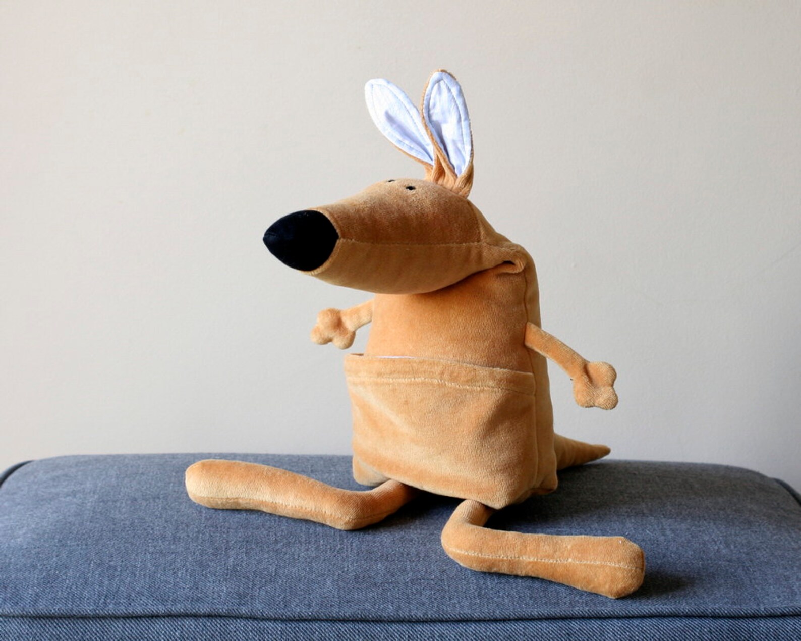 Baby Ponca Kangaroo Little Wallaby Plush Soft Kangaroo Toy | Etsy