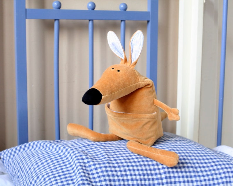 Baby Ponca Kangaroo Little Wallaby Plush Soft Kangaroo Toy - Etsy