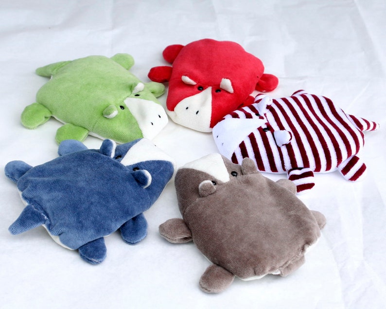 Sewing Pattern Hippo Bean Bag by Andrea Vida, Downloadable PDF, DIY ...
