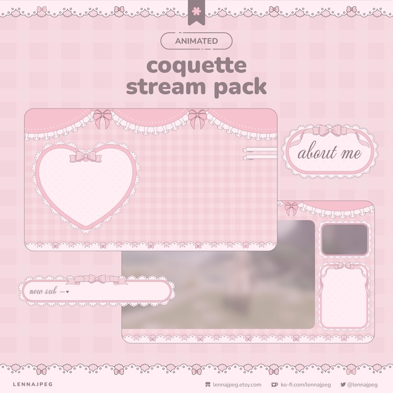 Coquette Overlay Panel - Etsy