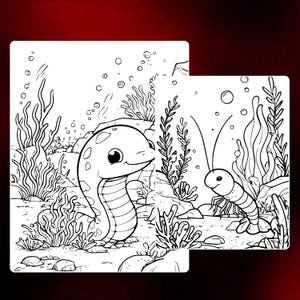 Ocean Animals Coloring Pages +300 Photos, Under the Sea Printable, Fish ...