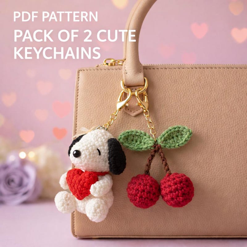 Snoopy Plushy Bag Charm - Etsy