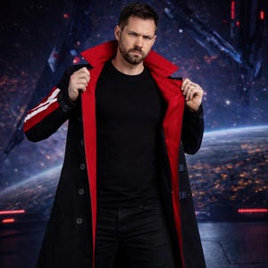 N7 Inspired Trench Coat, Gamer Cosplay Outfit - Etsy