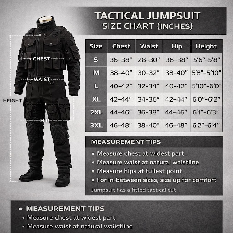 Modern Military Tactical Jumpsuit – Cosplay, Action & Utility Costume ...