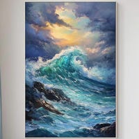 Conch Shell on Beach Oil Painting - Etsy
