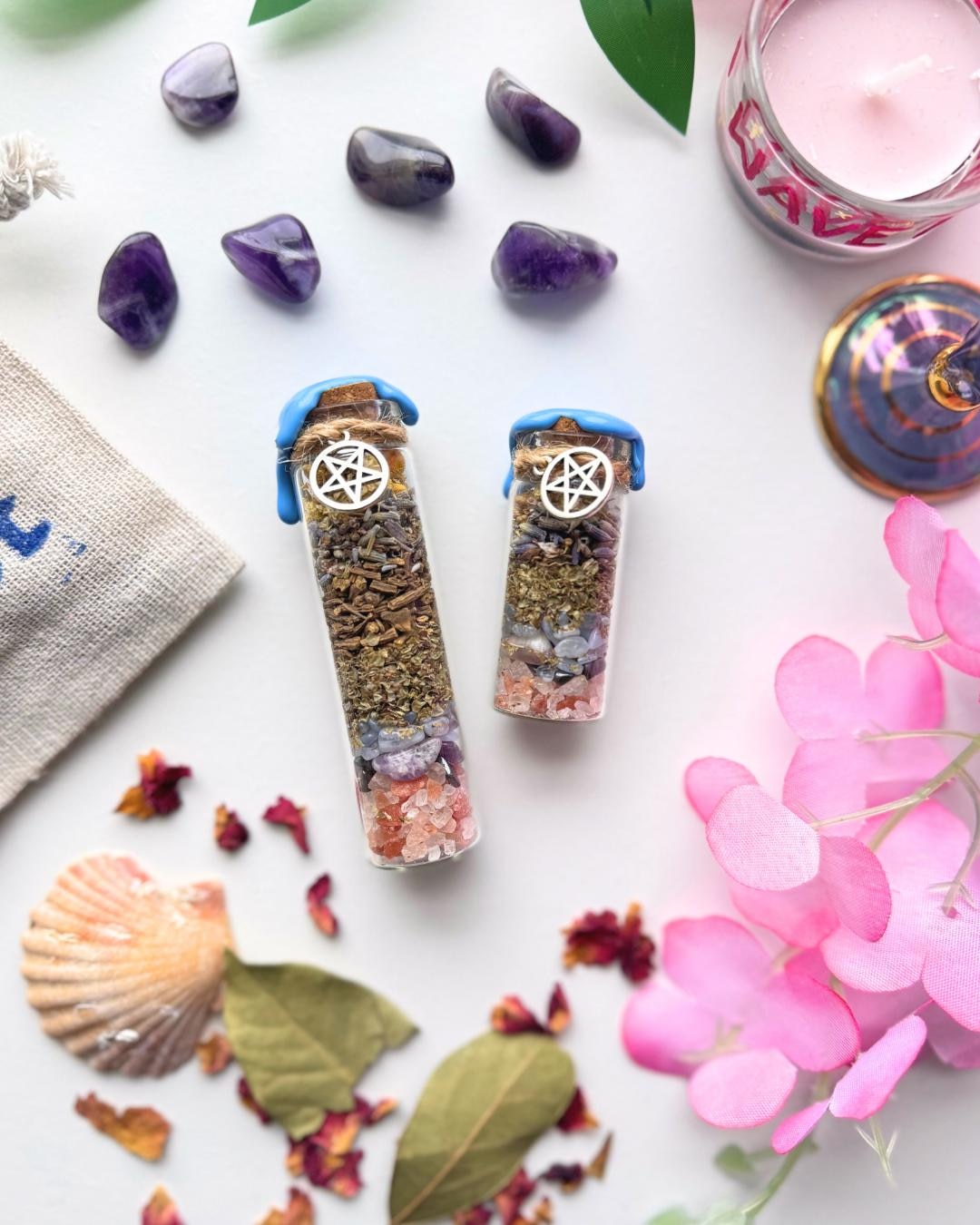 Calming Spell Jar for Witches | Balance, Stress Relief, Anxiety Relief ...