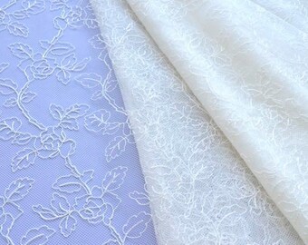 White Dove Lace Wedding Lace Forest Bride White Bird Design | Etsy