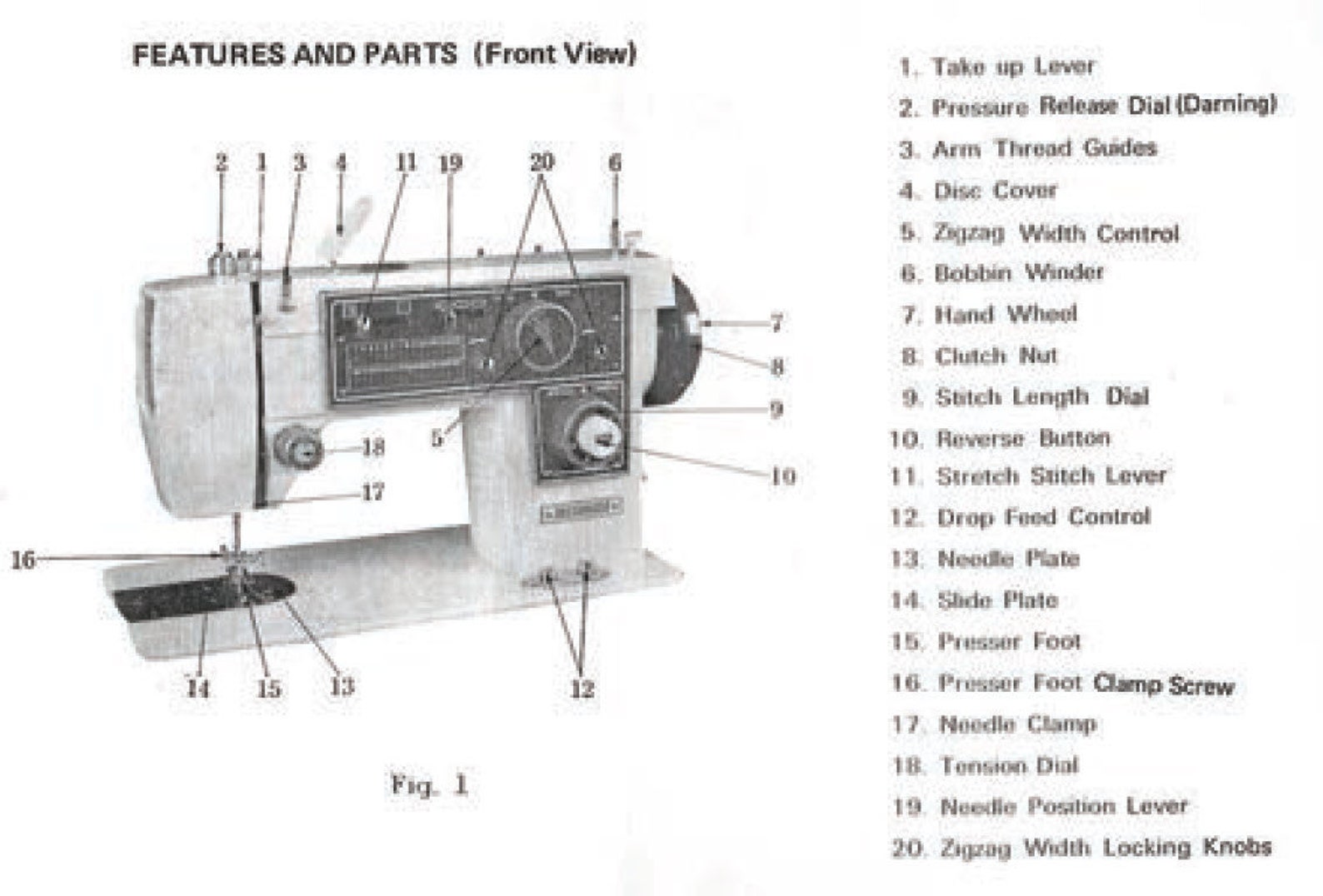 Sewing Machine Manual for Dressmaker 2402 Complete Instructions ...