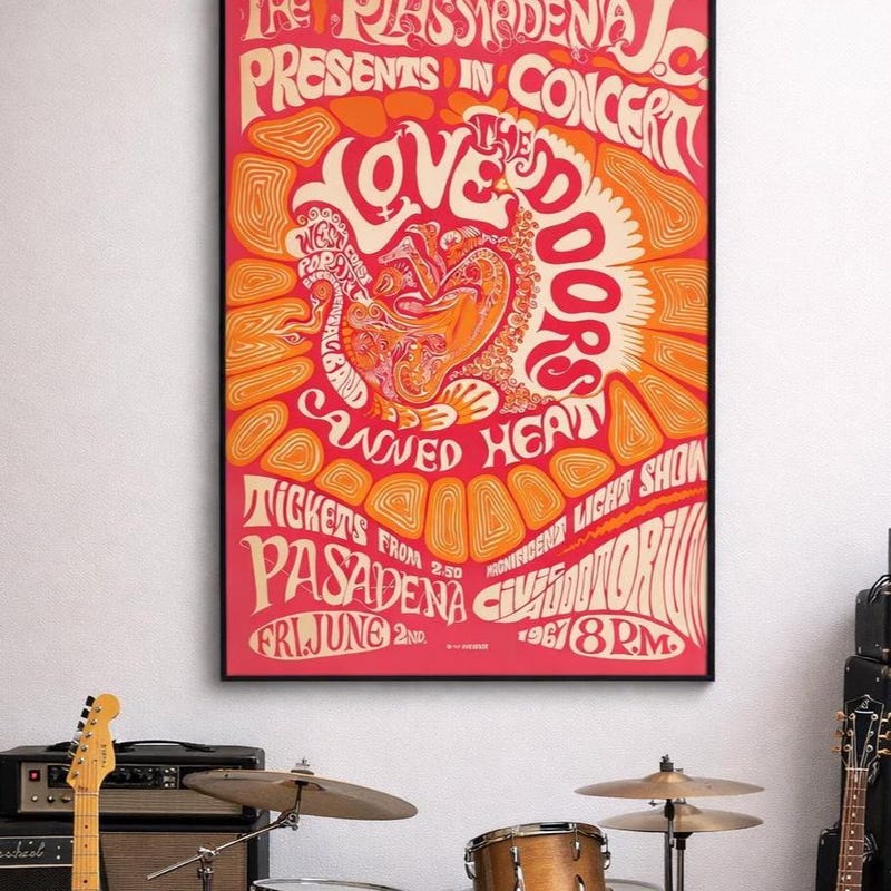 60s Psychedelic Posters - Etsy