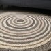 Cute Spotted Round Rug, 50'' in Diameter, Hand Crocheted, Made to Order ...
