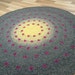 Cute spotted round rug 50'' in diameter hand | Etsy